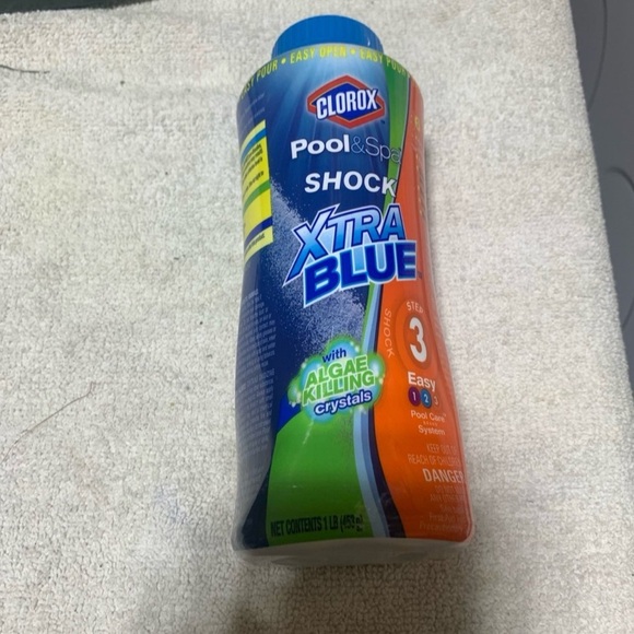 Clorox | Other | New Clorox Pool Shock Extra Blue 3 Four Bottles Of Lb ...